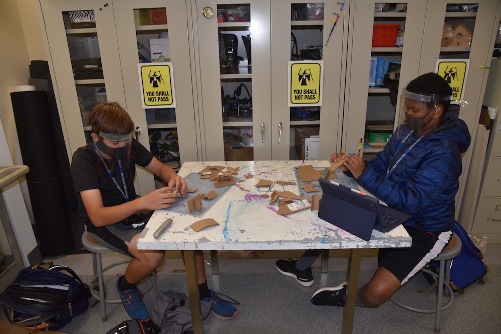 Design Thinking Students Practice Techniques - Seven Hills School