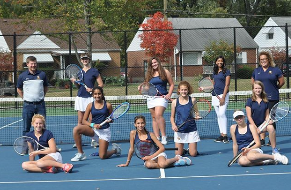 Middle Girls Tennis Team Wins Invitational - Seven Hills School