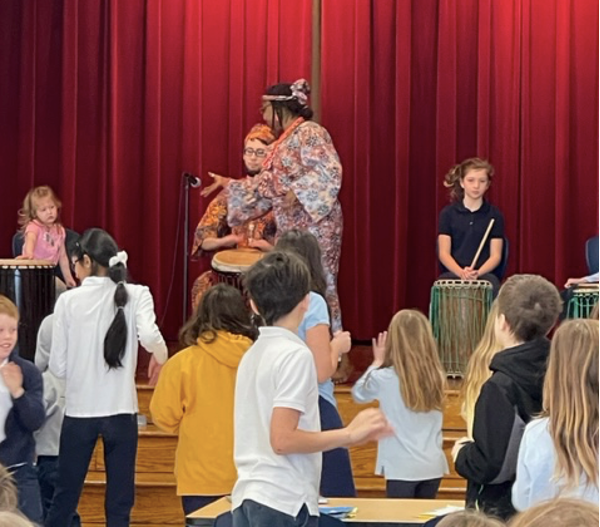 Drumming for Black History Month - Seven Hills School
